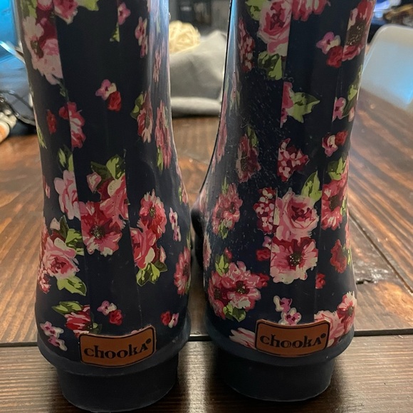 chooka | Shoes | Chooka Rubber Floral Combat Rain Boots | Poshmark